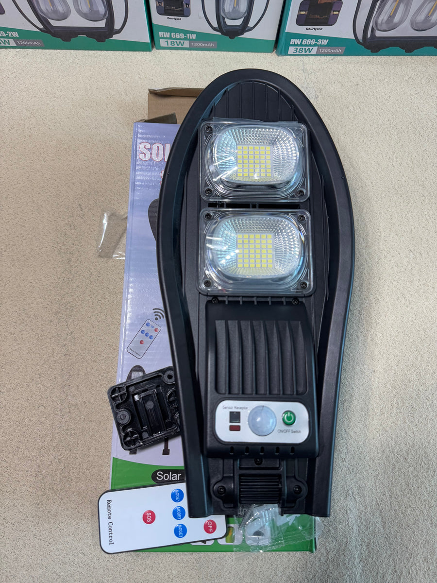 Solar Dual Induction street Lamp ( w777b ) – Electro Heaven